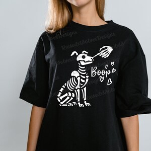 Dog Boop PNG | Skeleton Dog Digital Download | Spooky Cute Dog PNG ...