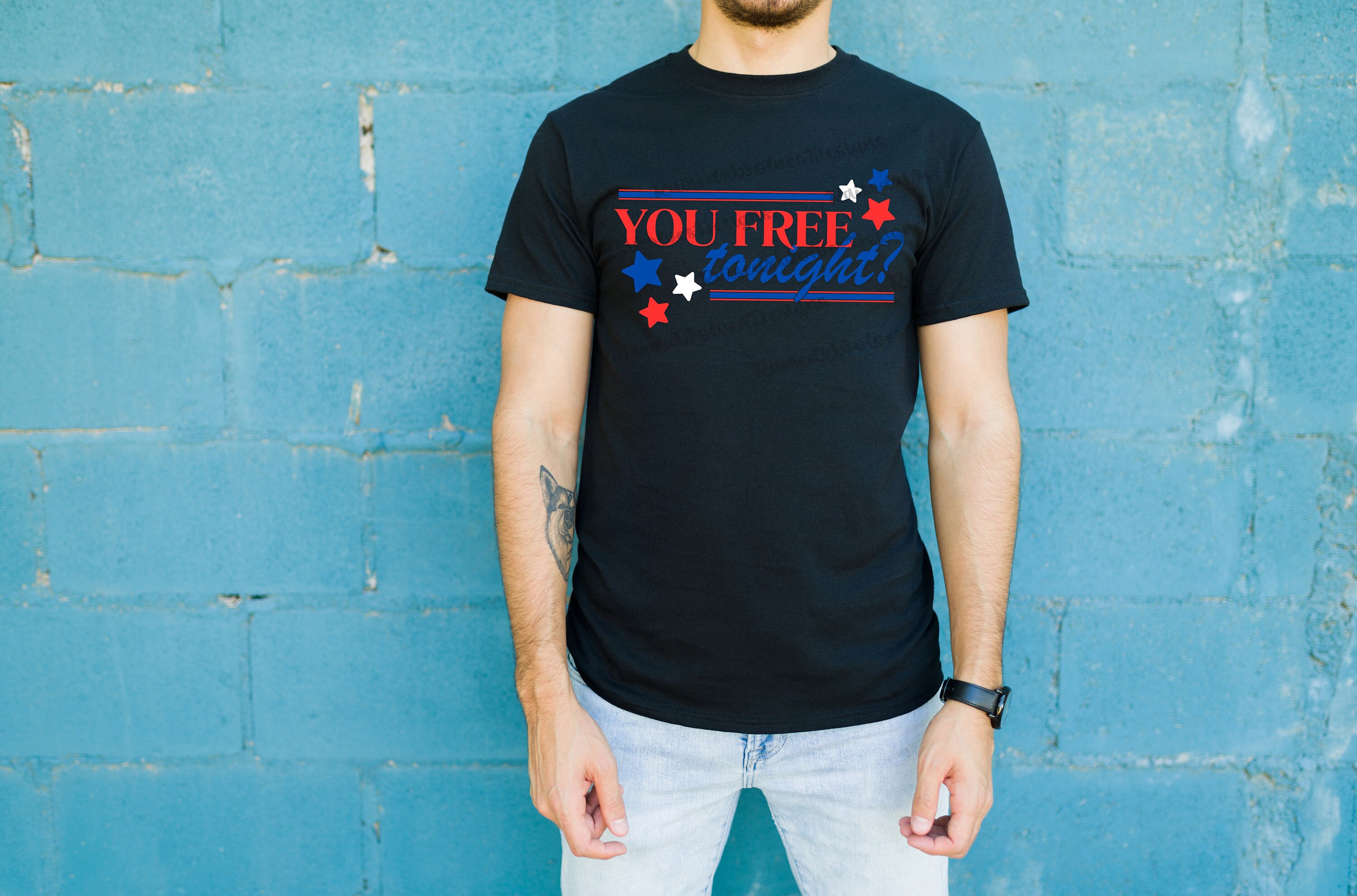 You Free Tonight PNG | Patriotic Digital Clipart | Fourth of July PNG ...