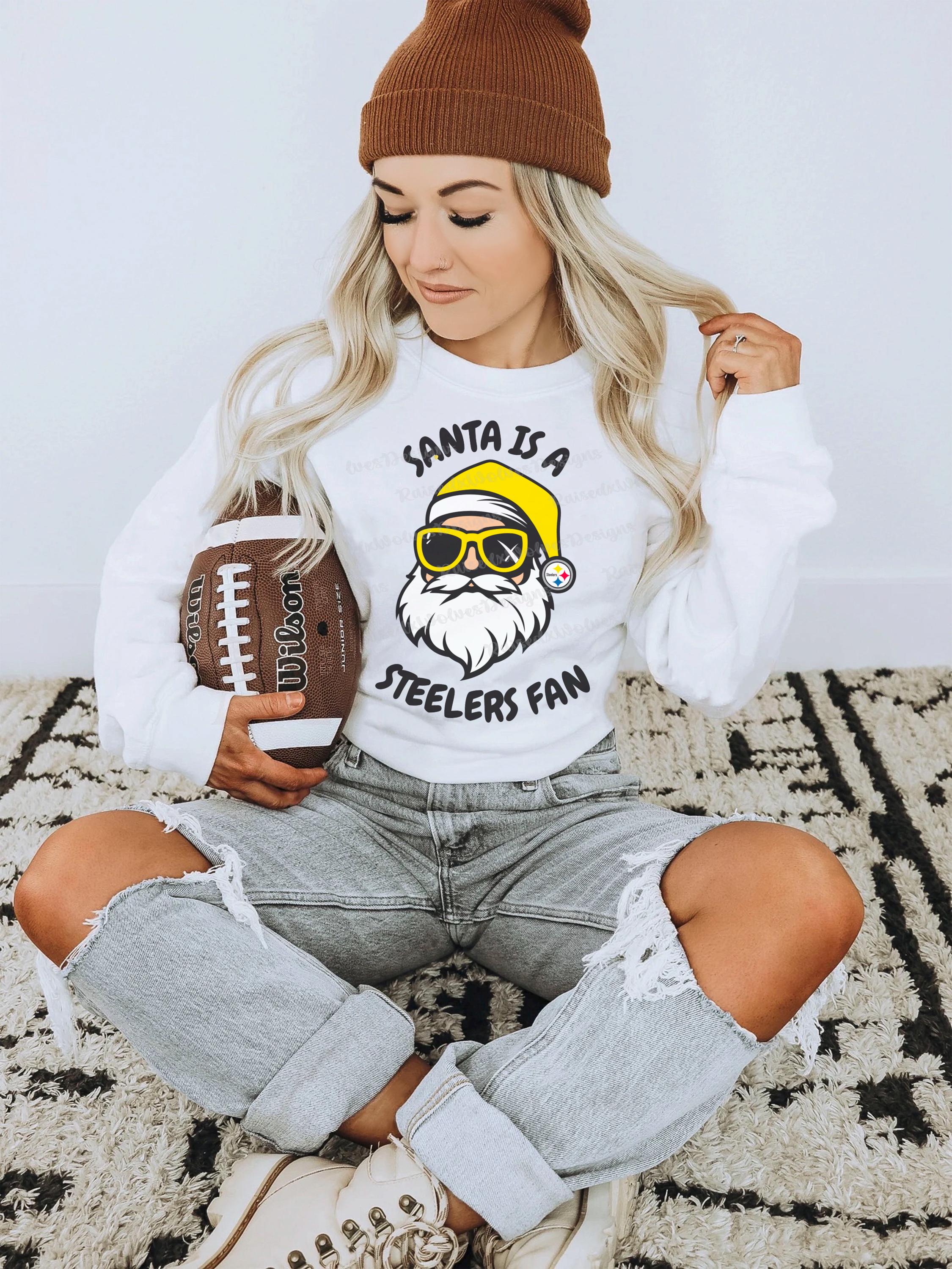 Steelers Santa PNG | Football Christmas Clipart (digital Download) - Etsy