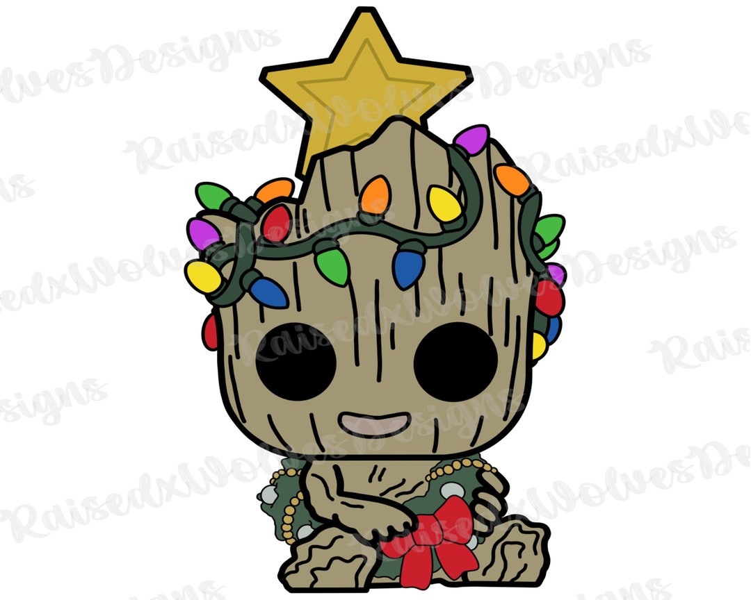 Baby Groot Christmas PNG | Holiday Clipart (digital Download) - Etsy