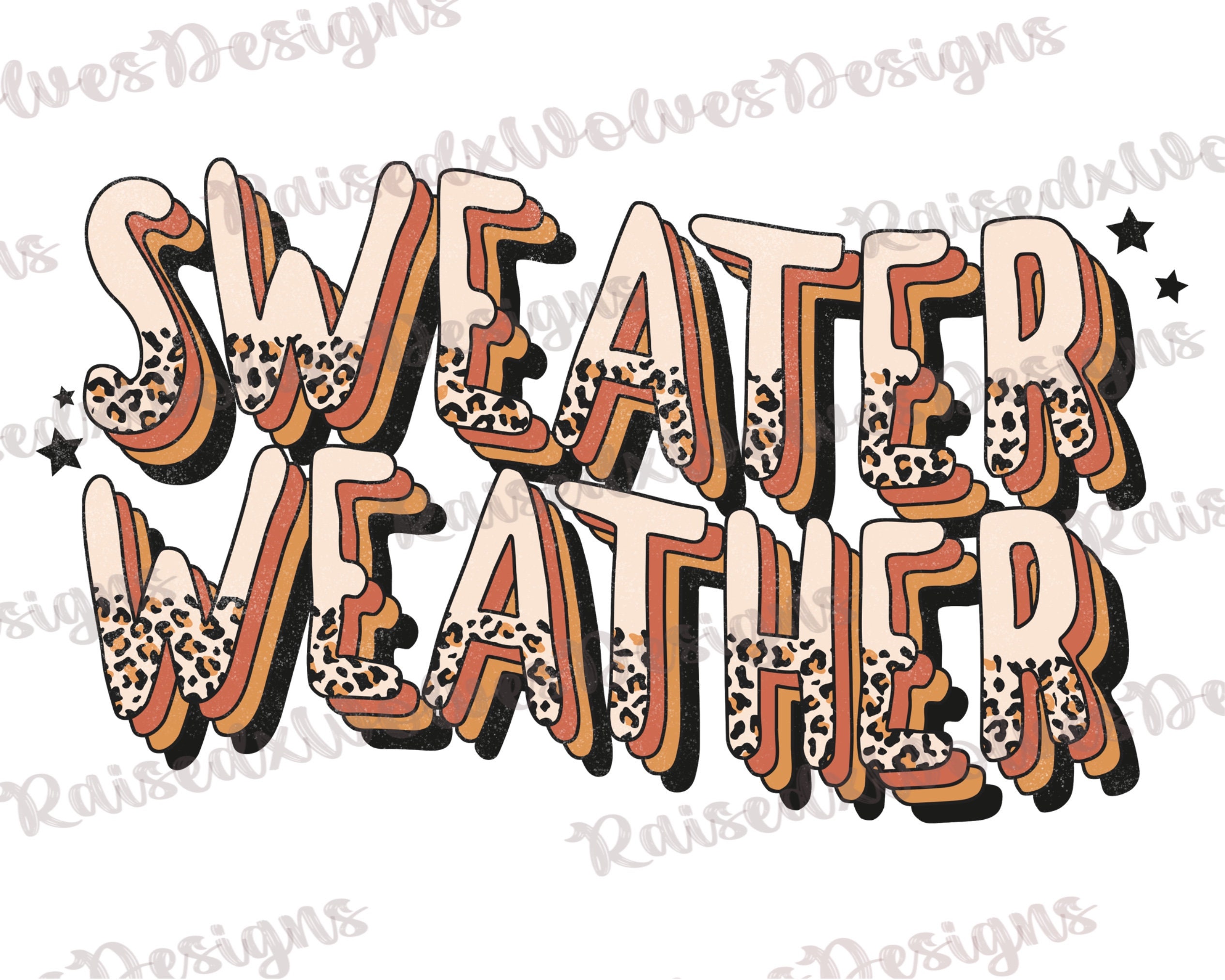 Sweater Weather Digital Clipart Fall Vibes PNG Cozy Autumn - Etsy