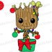 Baby Groot Christmas PNG | Cute Christmas Tree Digital Clipart ...