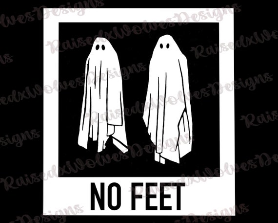 No Feet PNG Ghost Polaroid Digital Clipart Spooky Season - Etsy Canada