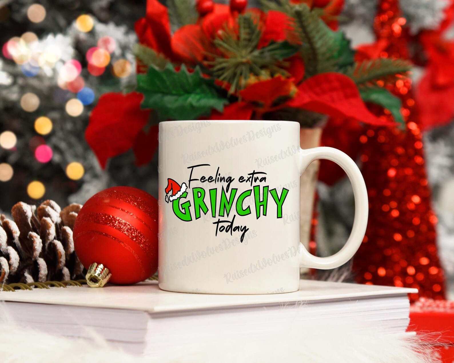 Feeling Extra Grinchy Today PNG | Christmas Digital Clipart | Funny ...