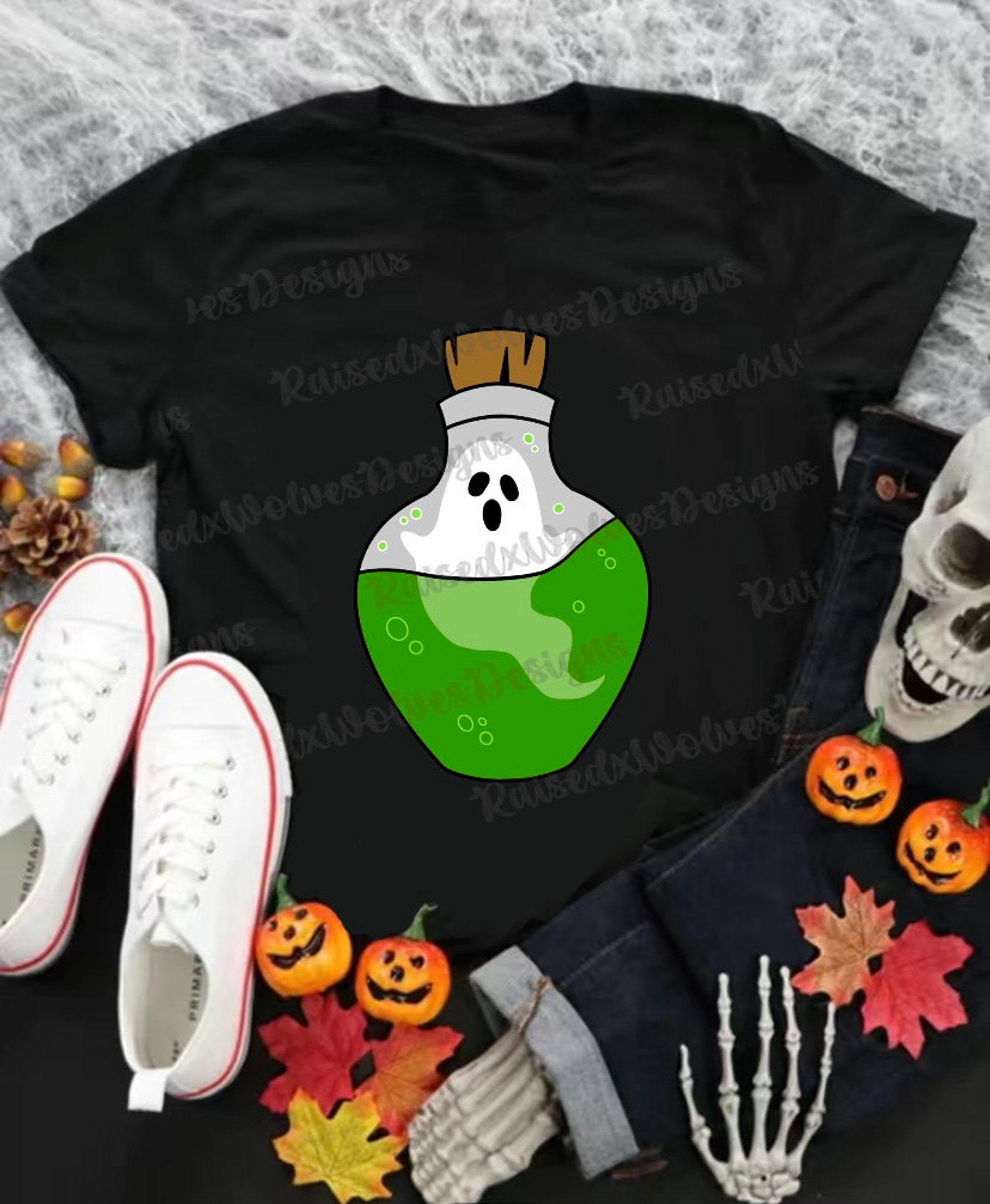 Ghost Potion PNG | Halloween Digital Clipart | Spooky Ghost PNG Instant ...