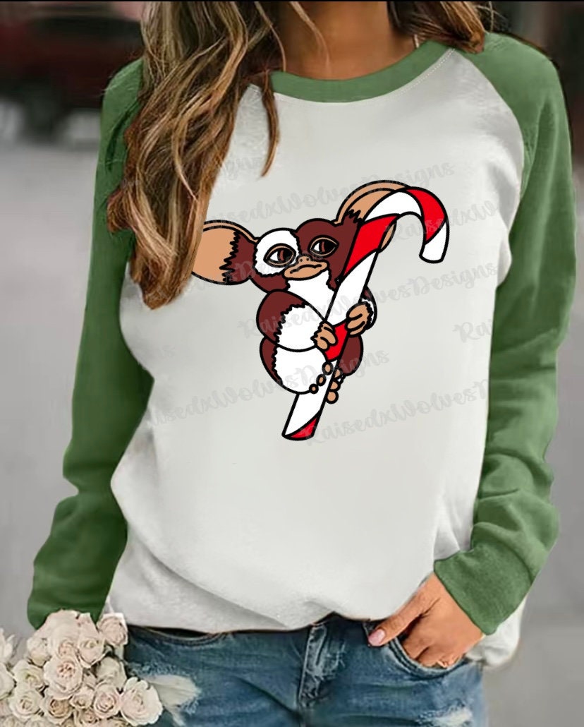 Holiday Gremlin Candy Cane PNG | Christmas Clipart (digital Download ...