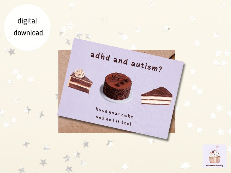 ADHD and Autism? Have Your Cake and Eat It Too, Congrats on Your Autism ...