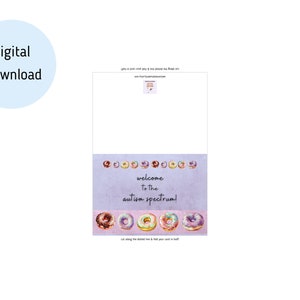 A Spectrum of Donuts, Welcome to the Autism Spectrum Card! Congrats on ...