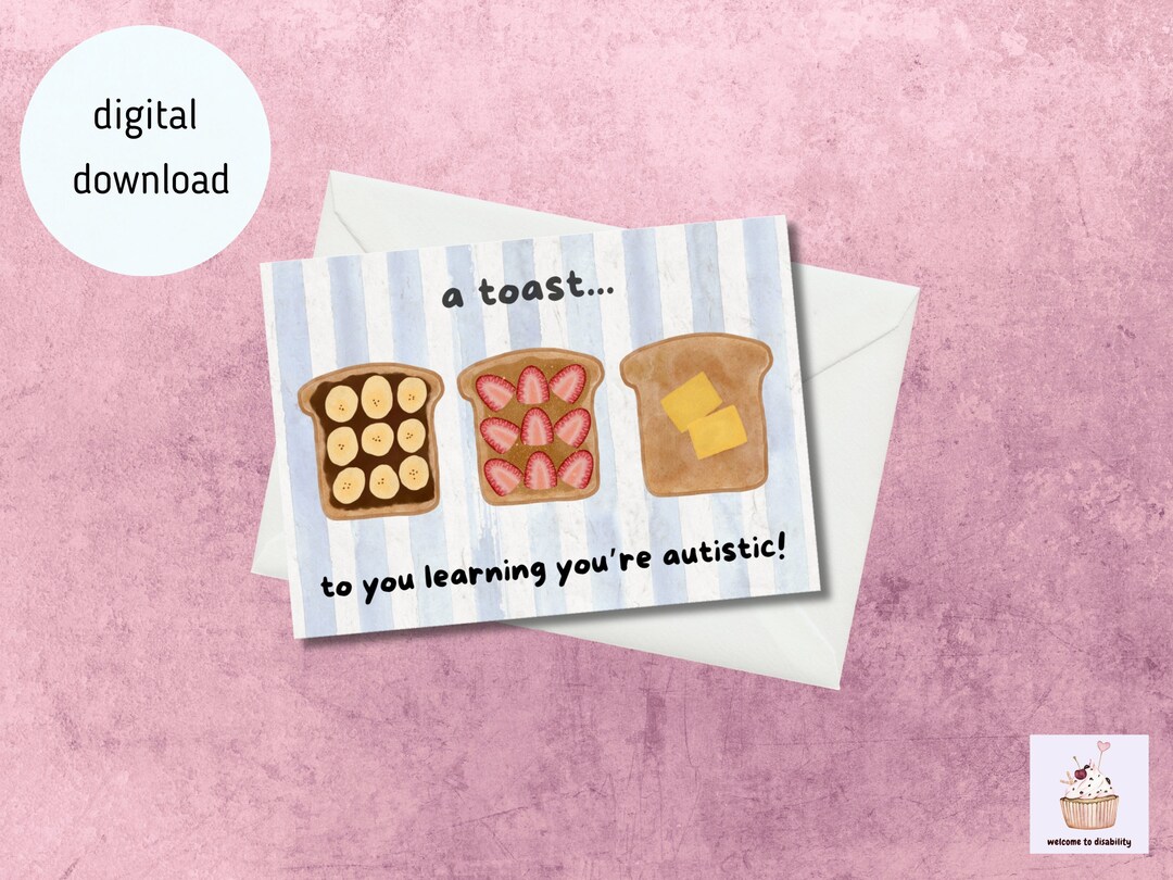 A Toast to You and Your Autism! Congratulations on Your Autism Card ...