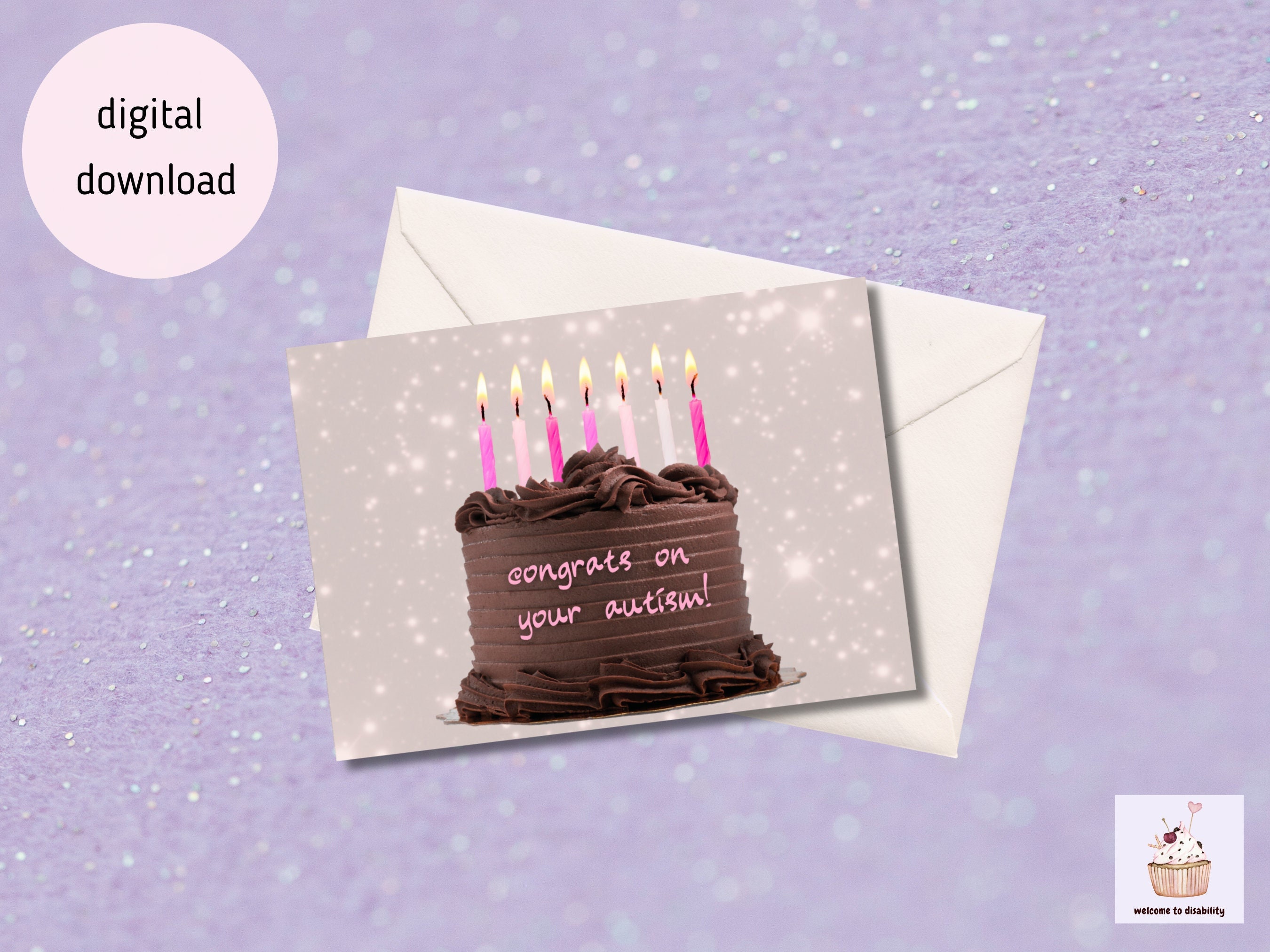 Congratulations on Your Autism Card Congrats on Your Autism - Etsy