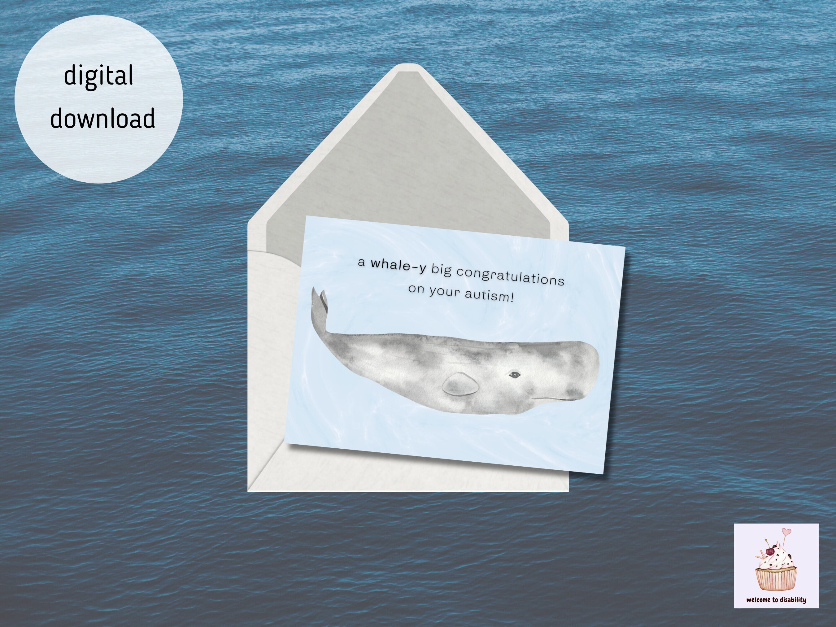 A Whaley Big Congratulations on Your Autism Greeting Card ...