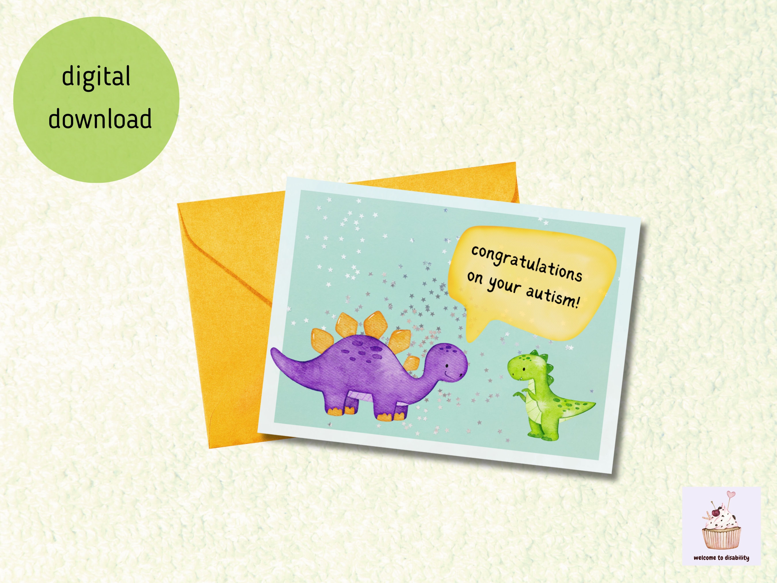 Congrats on Your Autism Card, Congratulations on Your Autism Diagnosis ...