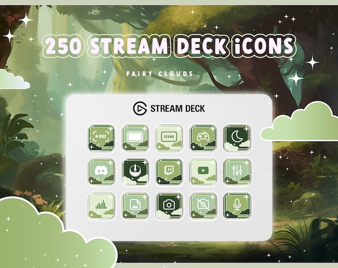 ANIMATED WHITE NEON Stream Deck Icons | Streamer | Twitch | Discord ...