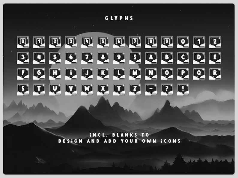 Stream Deck Icons for Cozy Streaming Setup: 250+ Cute Icons in Black ...