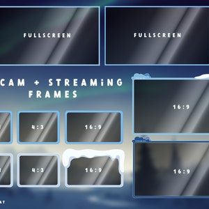 Animated Winter Twitch Stream Package: Cozy Snowday Overlays With ...