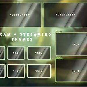 Animated Fairy Woods Twitch Stream Package: Cozy Green Overlay - Alerts ...