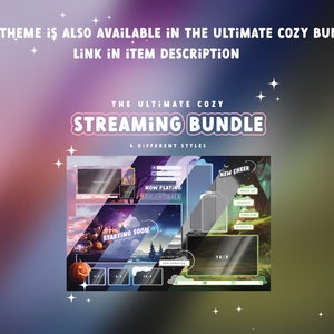 Cozy Twitch Alerts Package Animated - FAIRY Woods - Twitch Overlay Cute ...