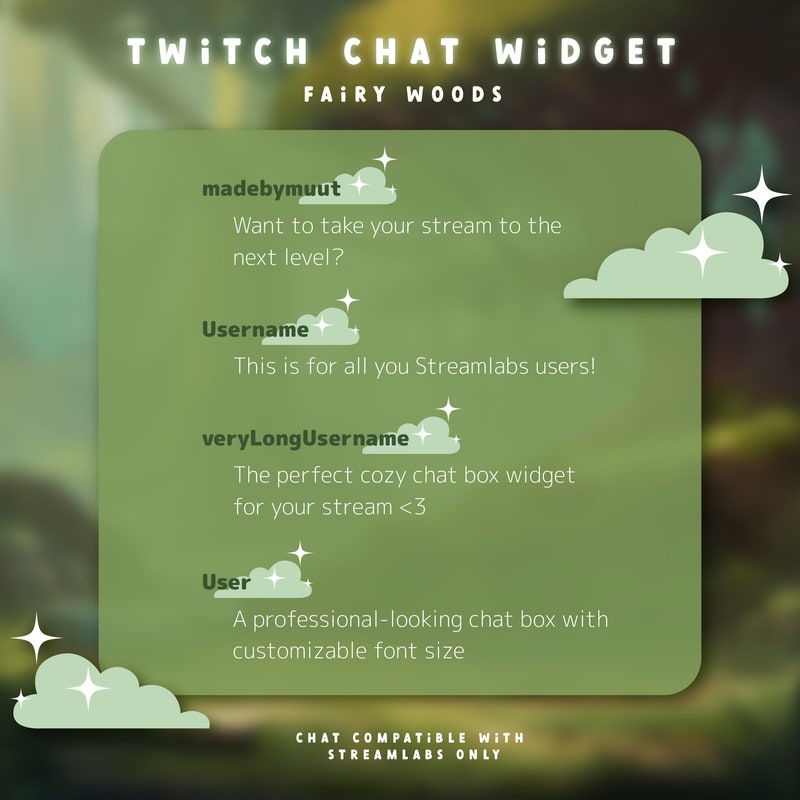 Twitch Chat Overlay - Etsy
