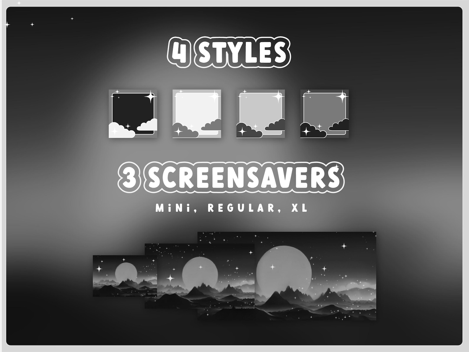 Stream Deck Icons for Cozy Streaming Setup: 250+ Cute Icons in Black ...