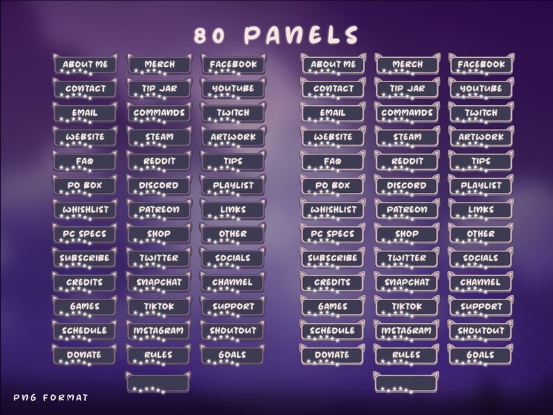 Cozy Twitch Panels and Social Media Labels Pack cozy Gaming - Etsy