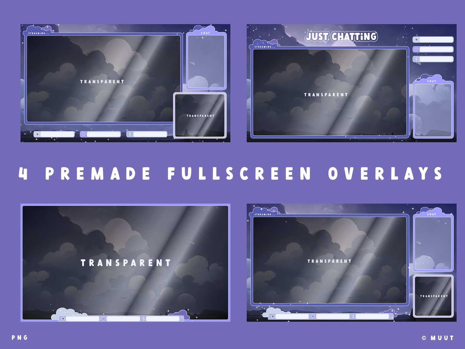 Cozy Twitch Overlay Stream Package FAIRY Night Animated - Etsy Hong Kong