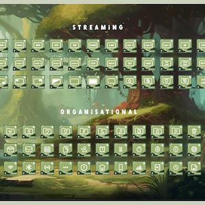 Stream Deck Icons for Cozy Streaming Setup: 250+ Cute Icons in 4 Colors ...