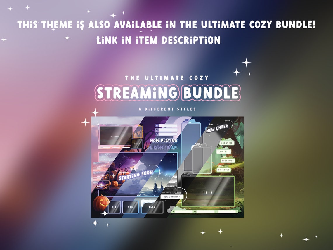 Animated Winter Stream Screens: Cozy Snowday Theme With Aurora ...