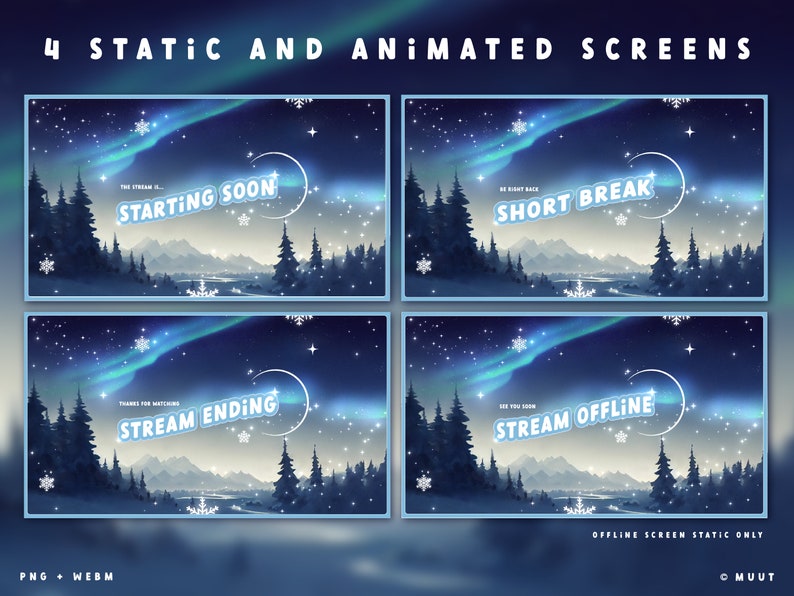 Blue stream overlays - intokool