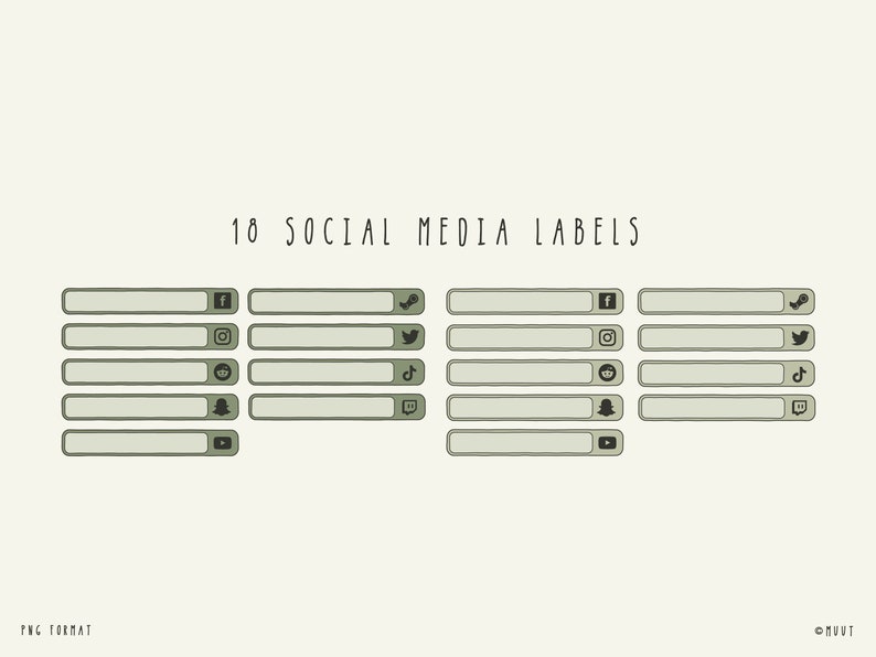 Cozy Twitch Panels and Social Media Labels Pack Greenhouse - Etsy