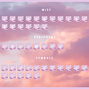 Stream Deck Icons for Cozy Streaming Setup: 250+ Cute Icons in 4 Colors ...