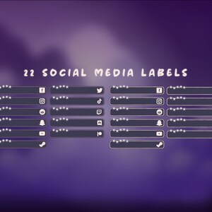 Cozy Twitch Panels and Social Media Labels Pack -cozy Gaming Room ...
