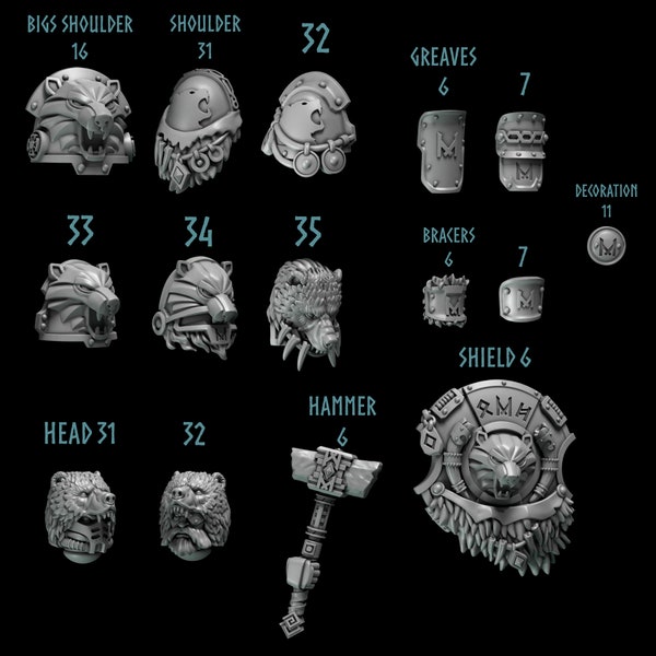 Space Wolves Bits - Etsy