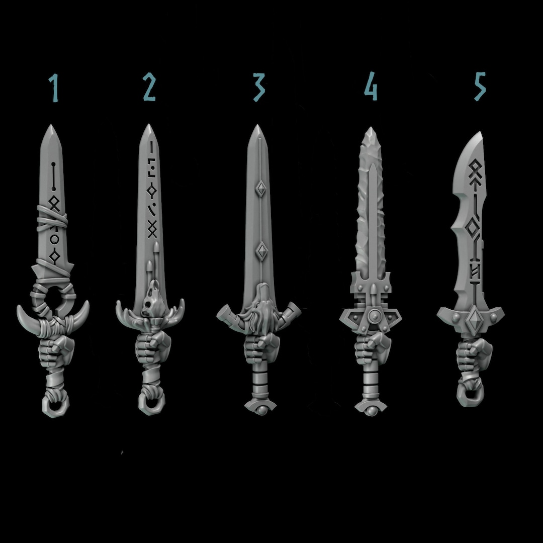 Primal Hounds Sword Upgrade Bits Grey Tide Studios - Etsy