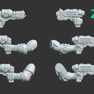 Eternal Pilgrims Guns pistol Upgrade Bits Grey Tide Studios - Etsy