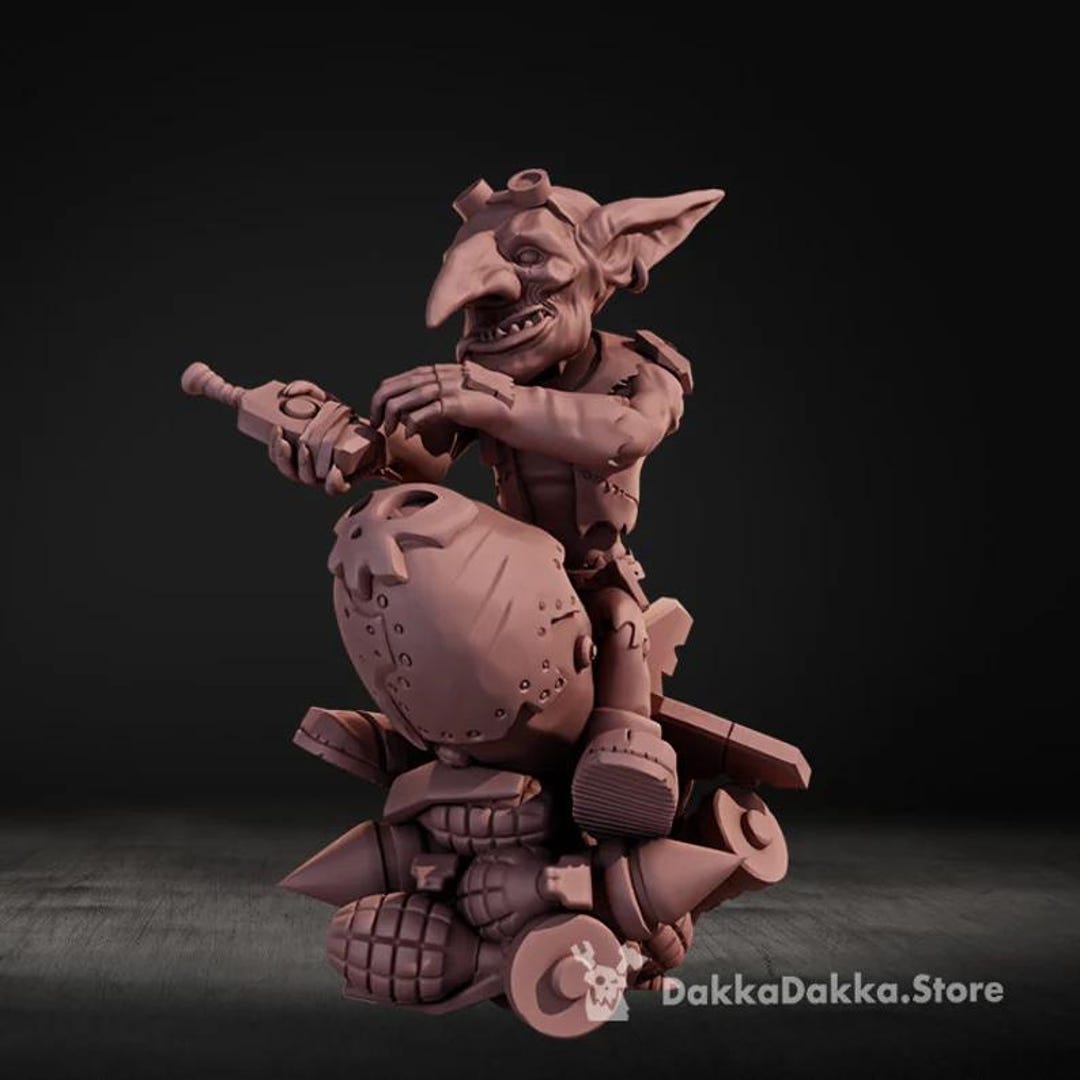 New Orc Bomb Goblin by Dakka Dakka 3D Printed - Etsy