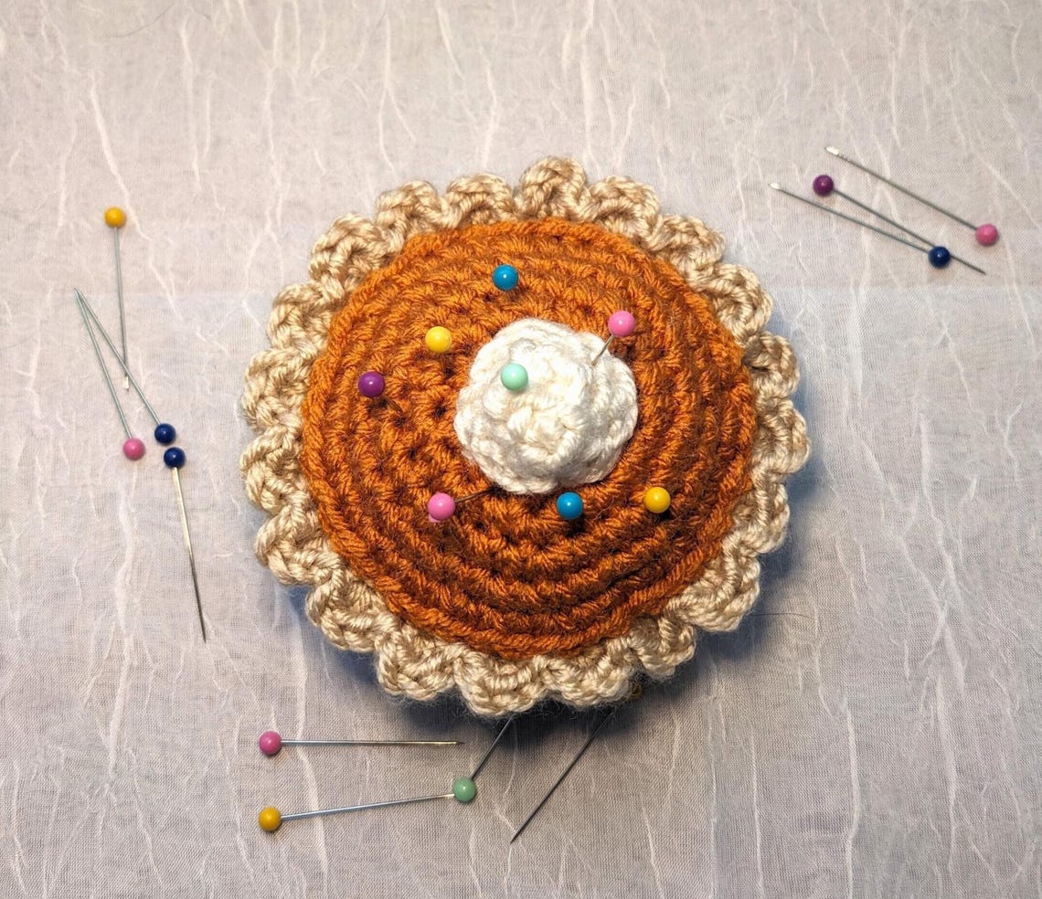 Pumpkin Pie Pin Cushion [crochet Pattern] *DIGITAL PRODUCT* - Etsy