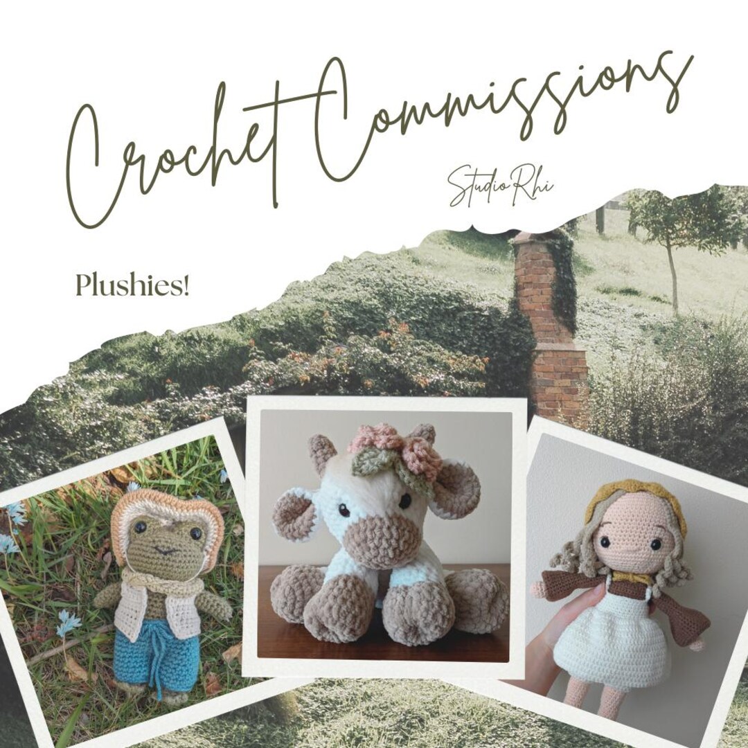Custom Crochet Plushie - Personalized Handmade Gift - Custom Crochet ...