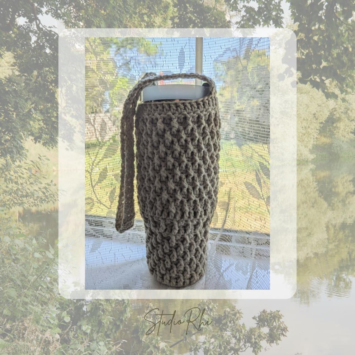 Alpine Stitch Stanley Cup Carrier [crochet Pattern] *DIGITAL DOWNLOAD ...