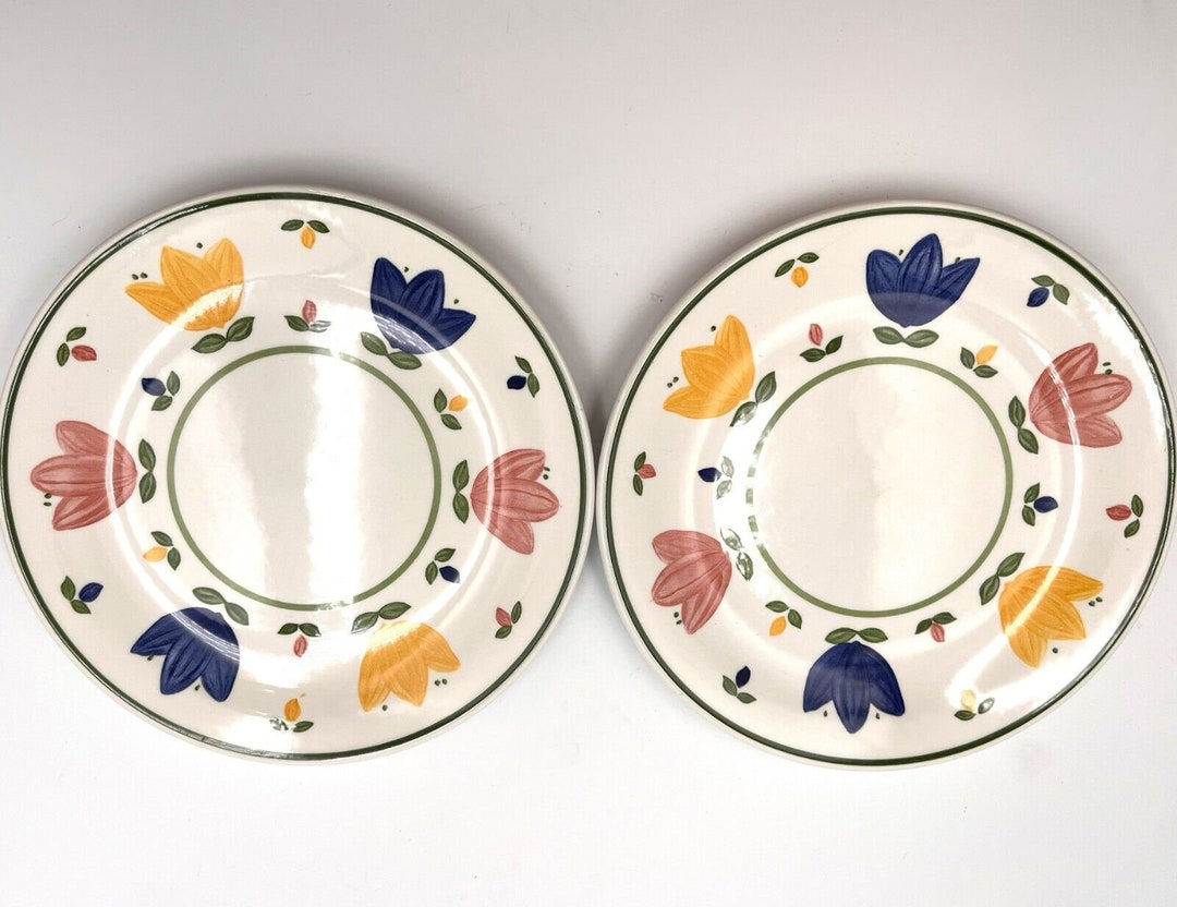 Vintage Johnson Brothers Nicole 2 Starter Plates Salad Plates - Etsy