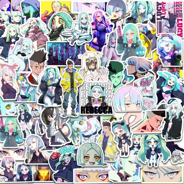 Rebecca Cyberpunk Decal - Etsy New Zealand