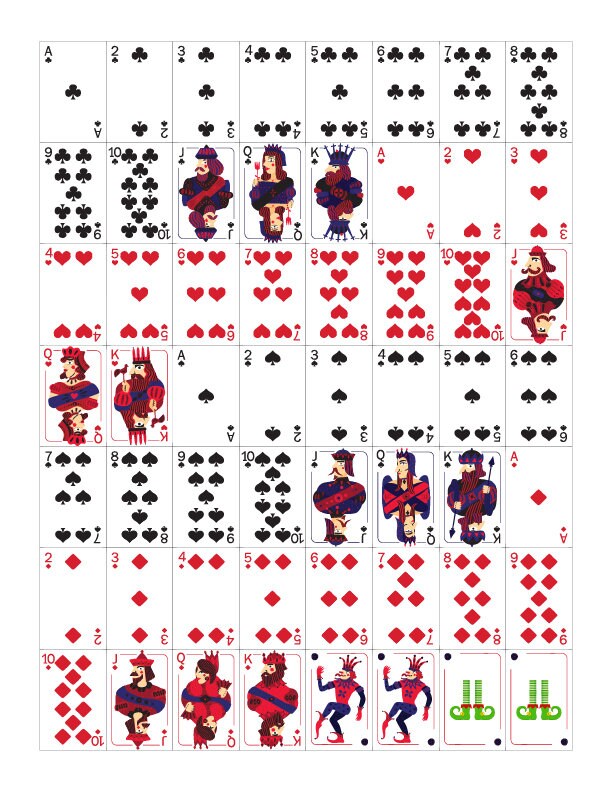 Elf Sized Playing Cards Props Printables - Instant Download - Funny Elf ...
