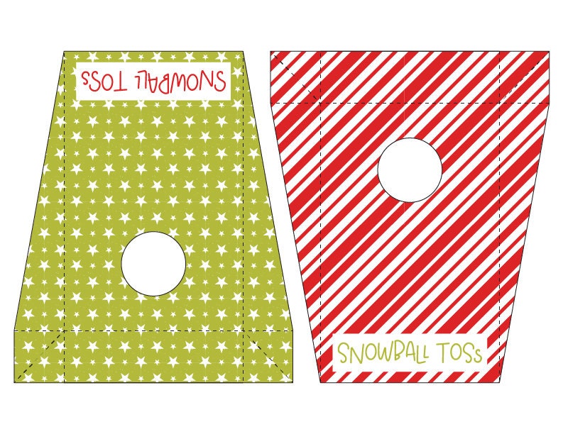 Elf Snowball Toss / Cornhole Game Elf-sized - Funny Elf Accessories ...