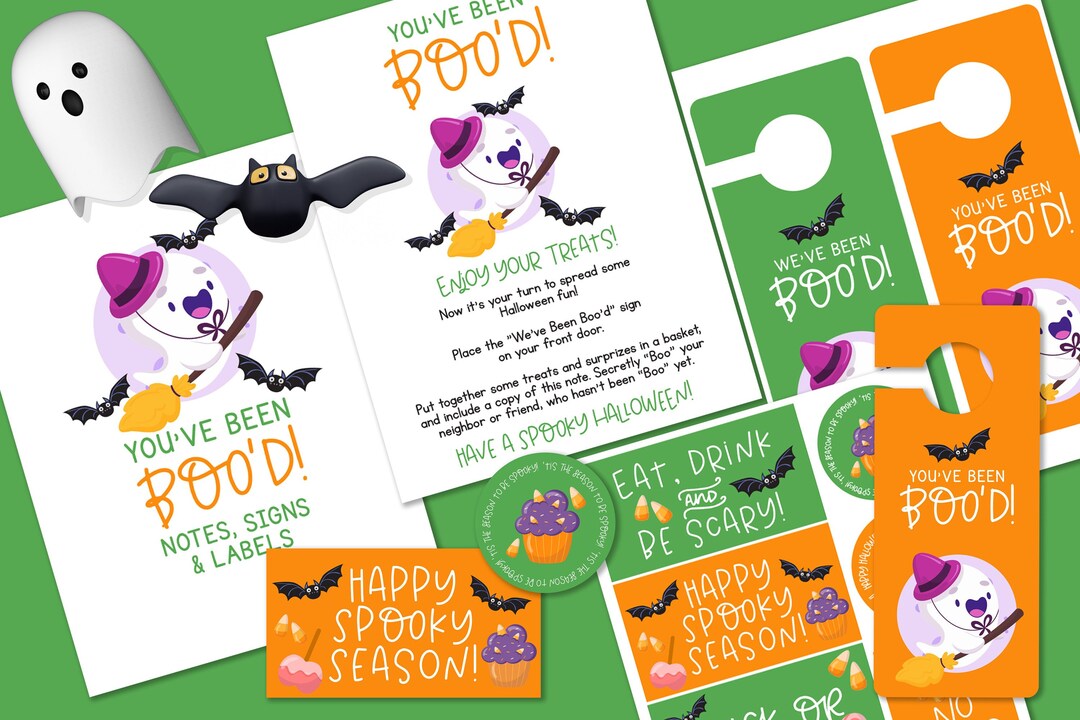 You've Been Booed Printables We've Been Booed Signs Door Hangers ...