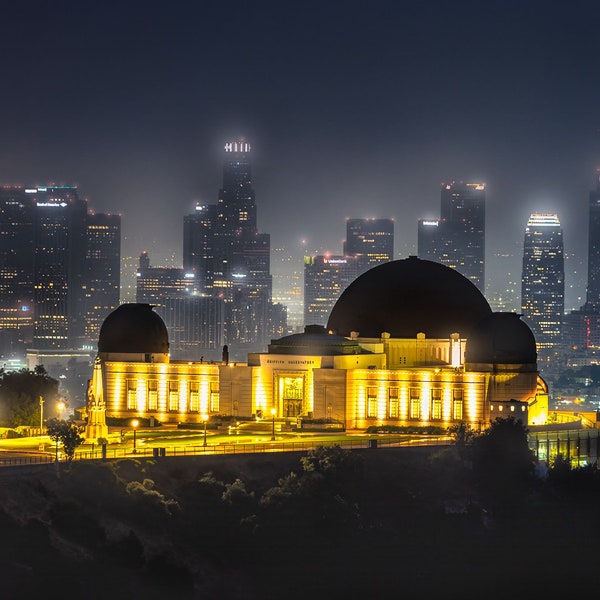 Griffith Observatory Poster - Etsy