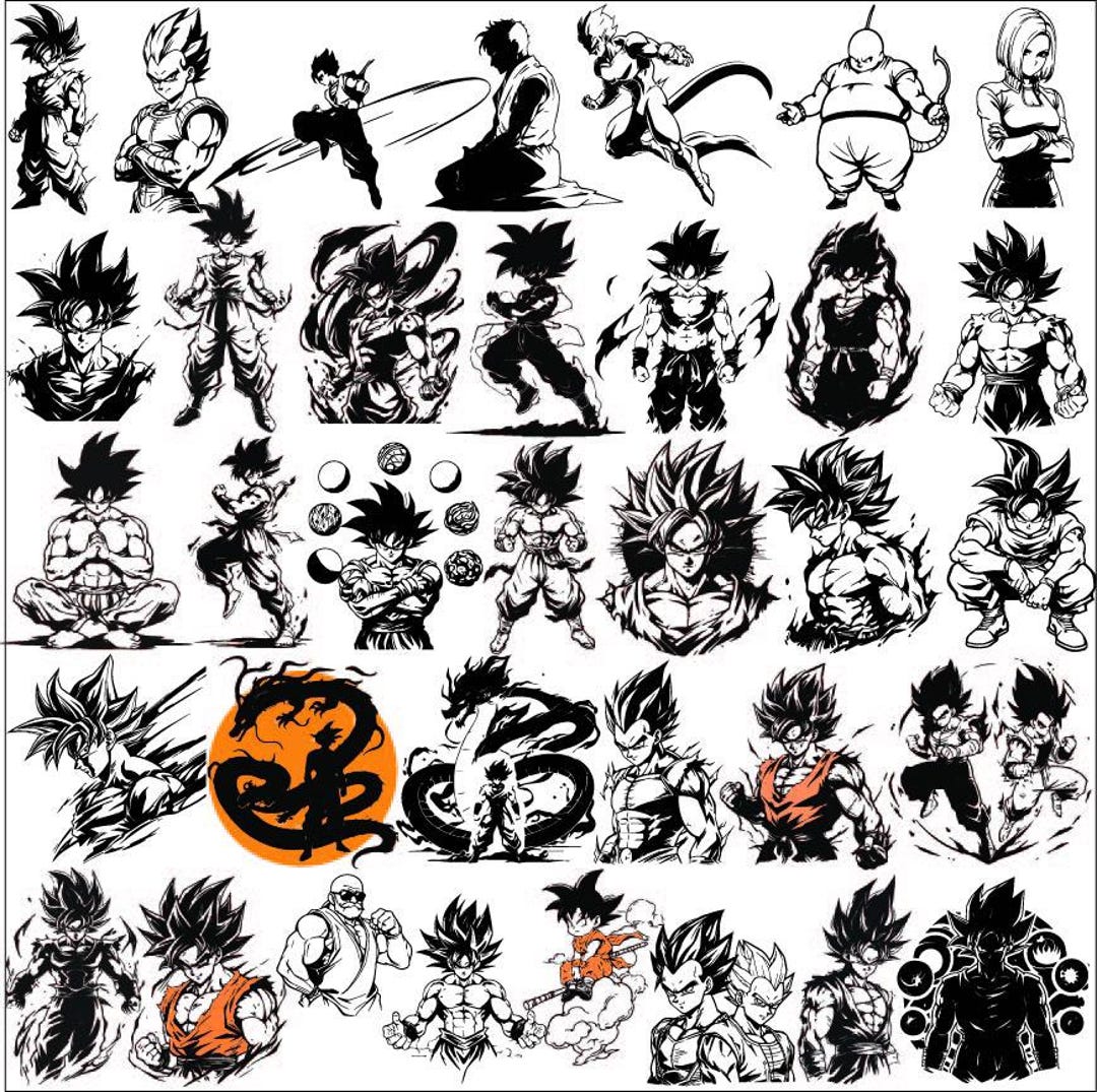 Anime SVG Bundle, Cricut Joy, Popular Anime & Manga Characters, Anime ...