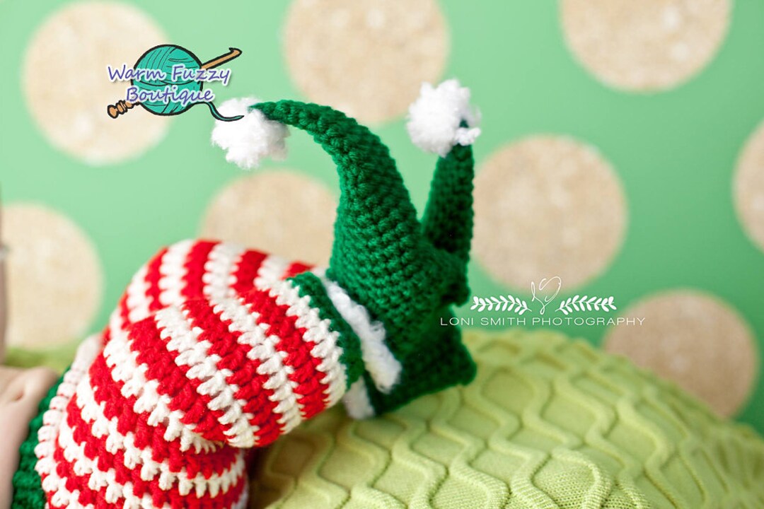 Baby Elf Booties Photo Prop - Crochet Pattern Digital PDF - Etsy