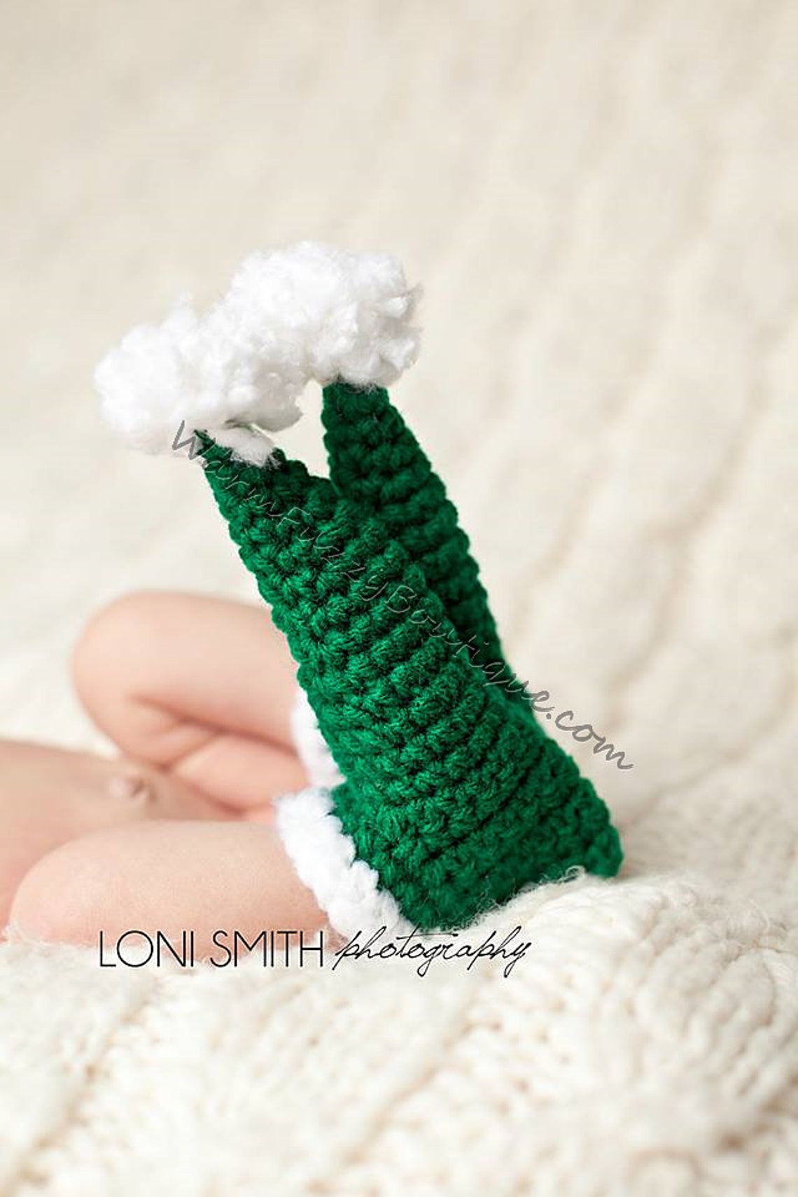 Baby Elf Booties Photo Prop - Crochet Pattern Digital PDF - Etsy