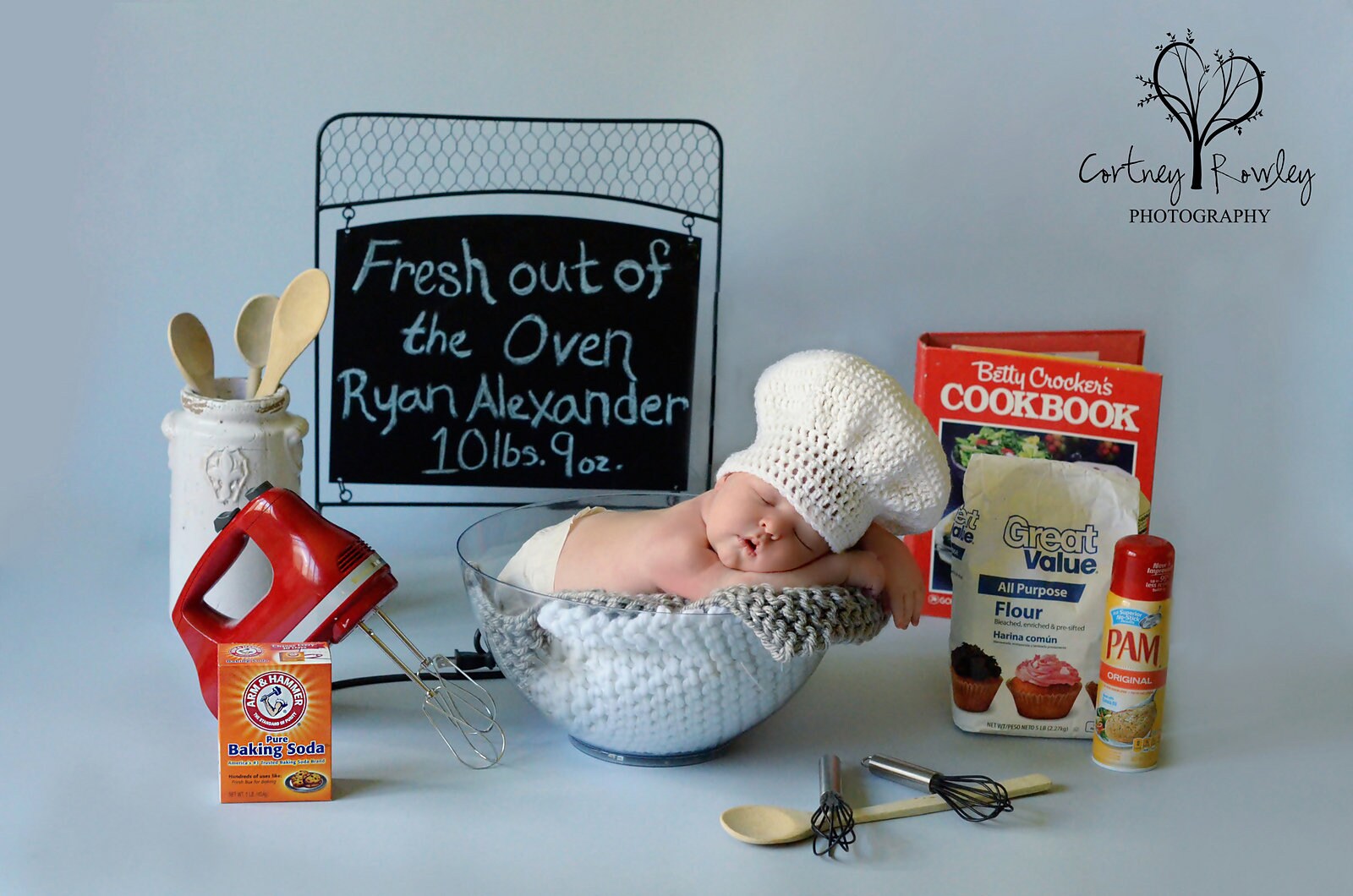 Chef Hat Photo Prop - Crochet Pattern Digital PDF - 6 Sizes! - Etsy