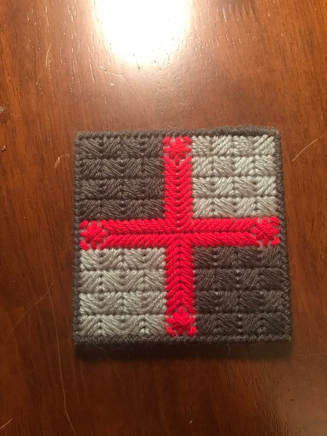 Scotch and Gobelin Stitch Coaster - Etsy