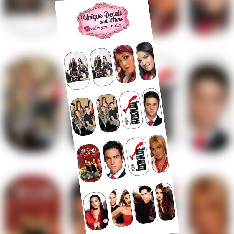 RBD Pop Group Waterslide Decals - Etsy